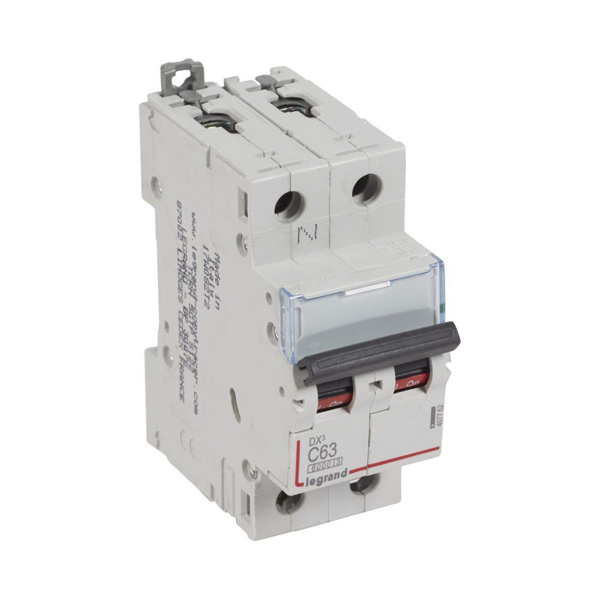 Legrand DX3 6/10 KA C P+N 63A - El Corte Eléctrico