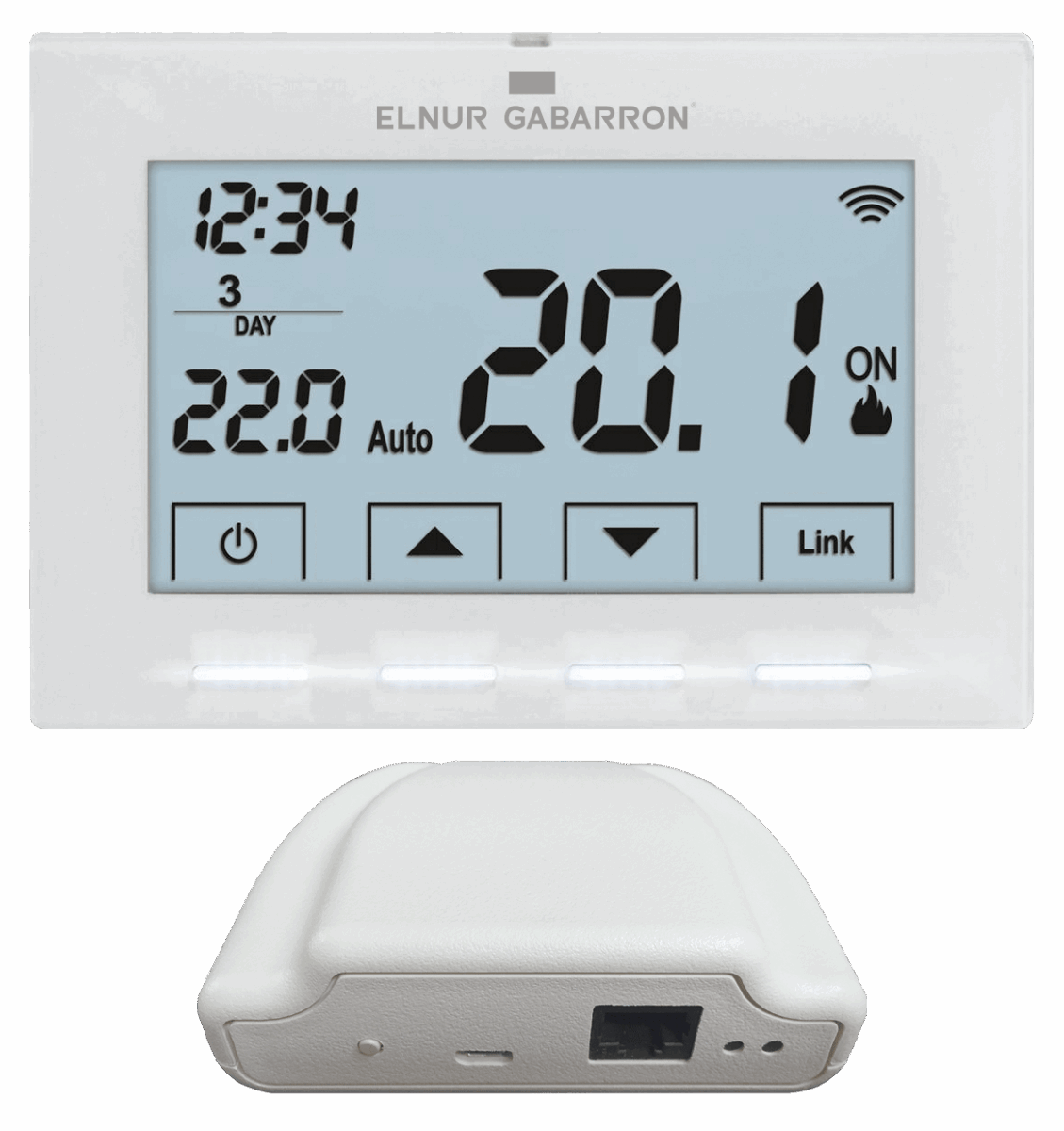 Gabarron CTM20 WIFI cronotermostato de ambiente con conexión wifi con g ...