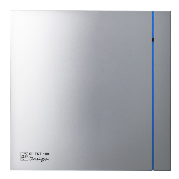 Extractor baño S&P SILENT-100 CHZ SILVER DESIGN-3C 99 mm - El Corte ...
